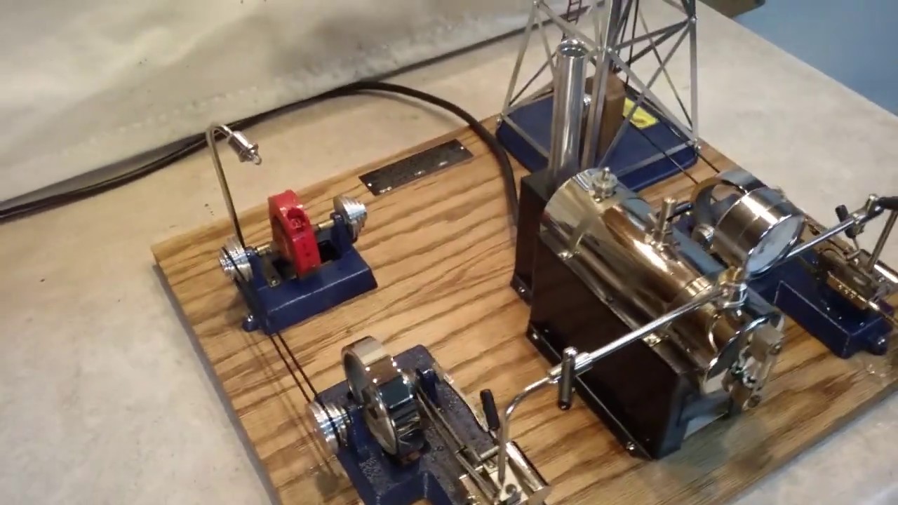 Jensen 25/25G "collectors all cast" live steam plant - YouTube