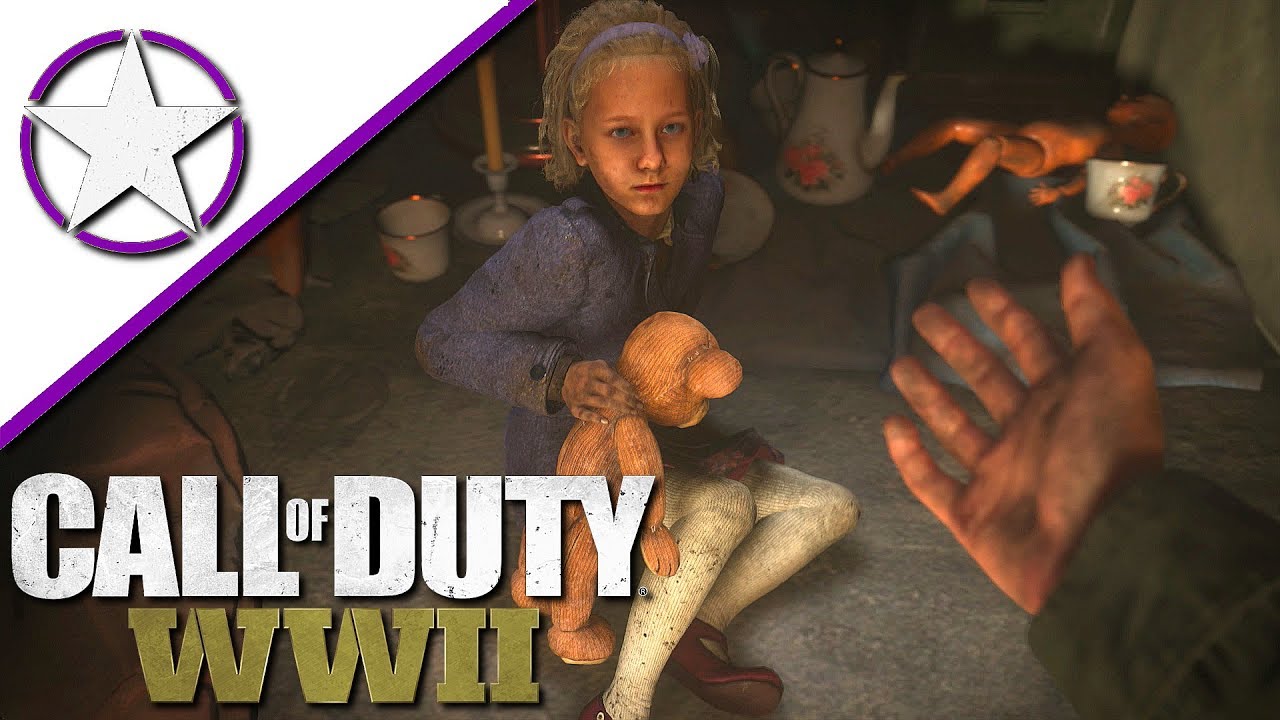 Call of Duty: WWII ★ Story #08 - Die kleine Anna - Gameplay Let's Play ...