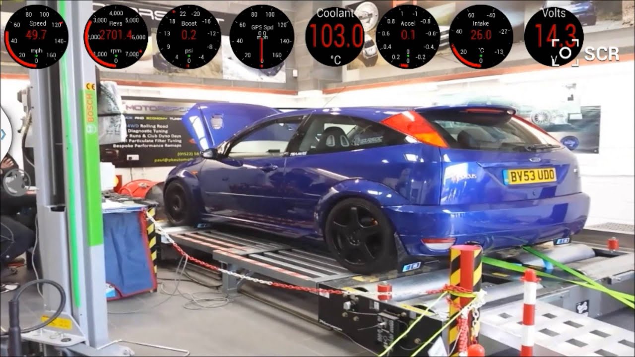 MK1 Focus RS RR using Torque App Data - YouTube