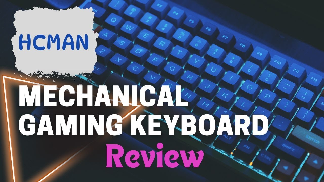 Hcman Mechanical Gaming Keyboard With Led Lights Review - YouTube