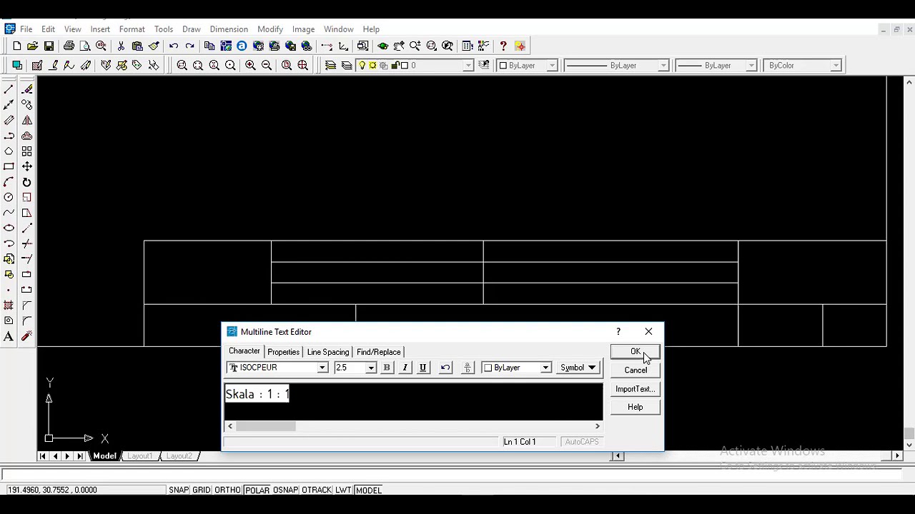 cara membuat etiket gambar autocad 2002 - YouTube