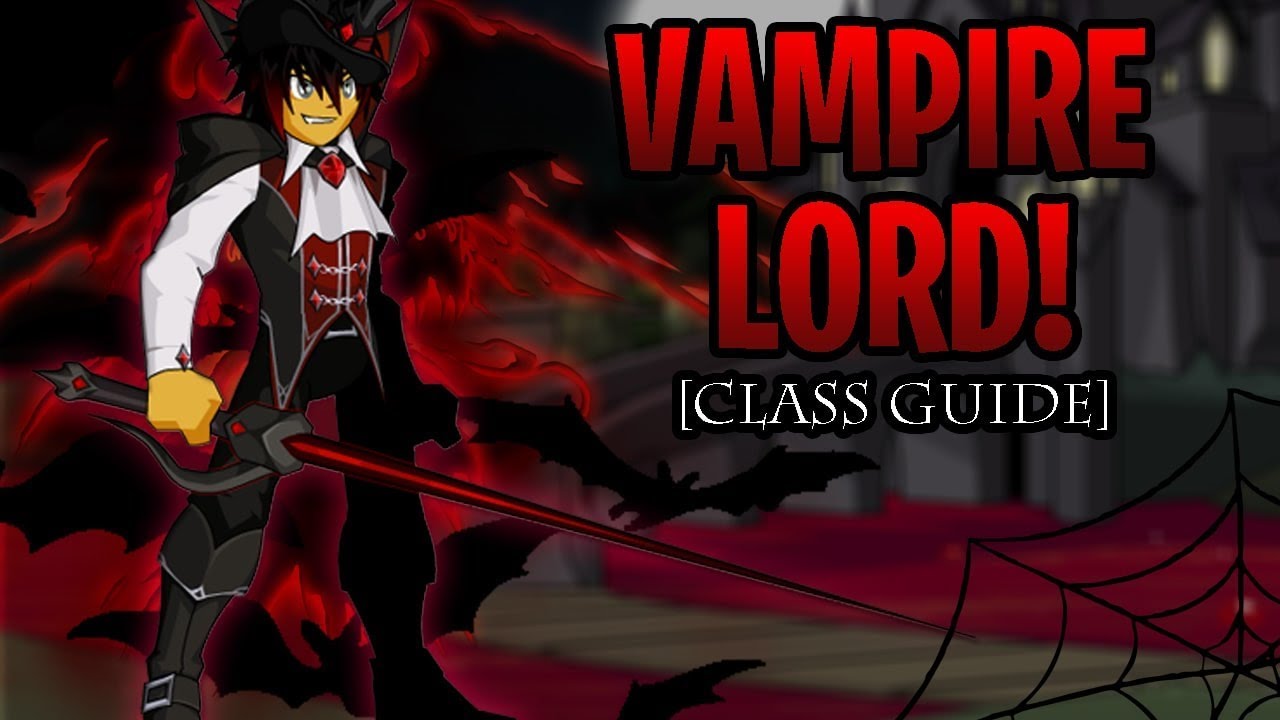 AQW - Vampire Lord Class Guide (Enhancements, Class Skills, Combos ...