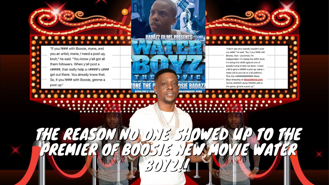 Boosie New Movie Water Boyz Was Not Supported By Celebrity Friends ...
