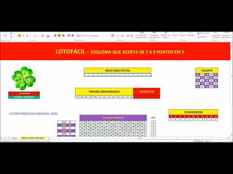 Lotofácil 2023 - Esquema que acerta de 7 a 9 pontos , Você precisa assistir esse vídeo da lotofácil