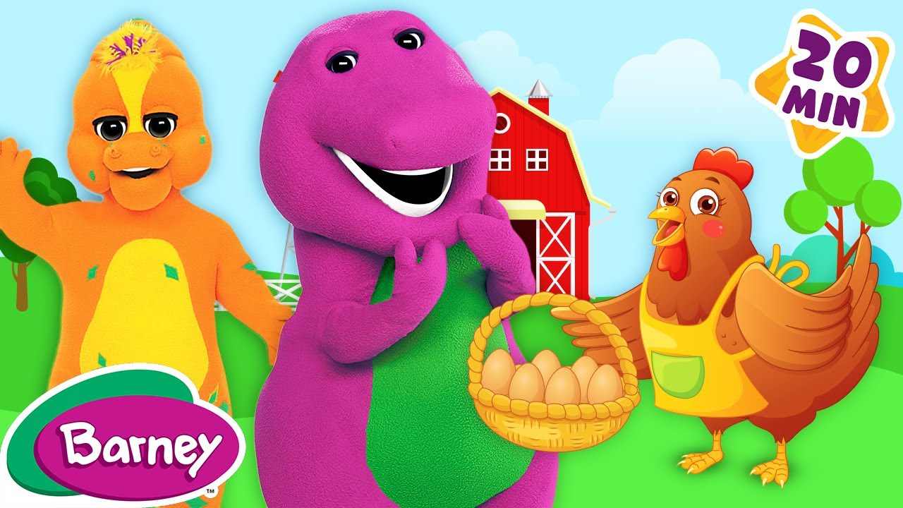 The Sharing Hen + More Barney Nursery Rhymes and Kids Songs - YouTube