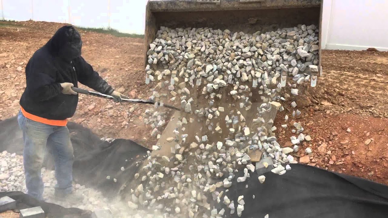 How to install ballast stone in Hanover, PA for stormwater management ...