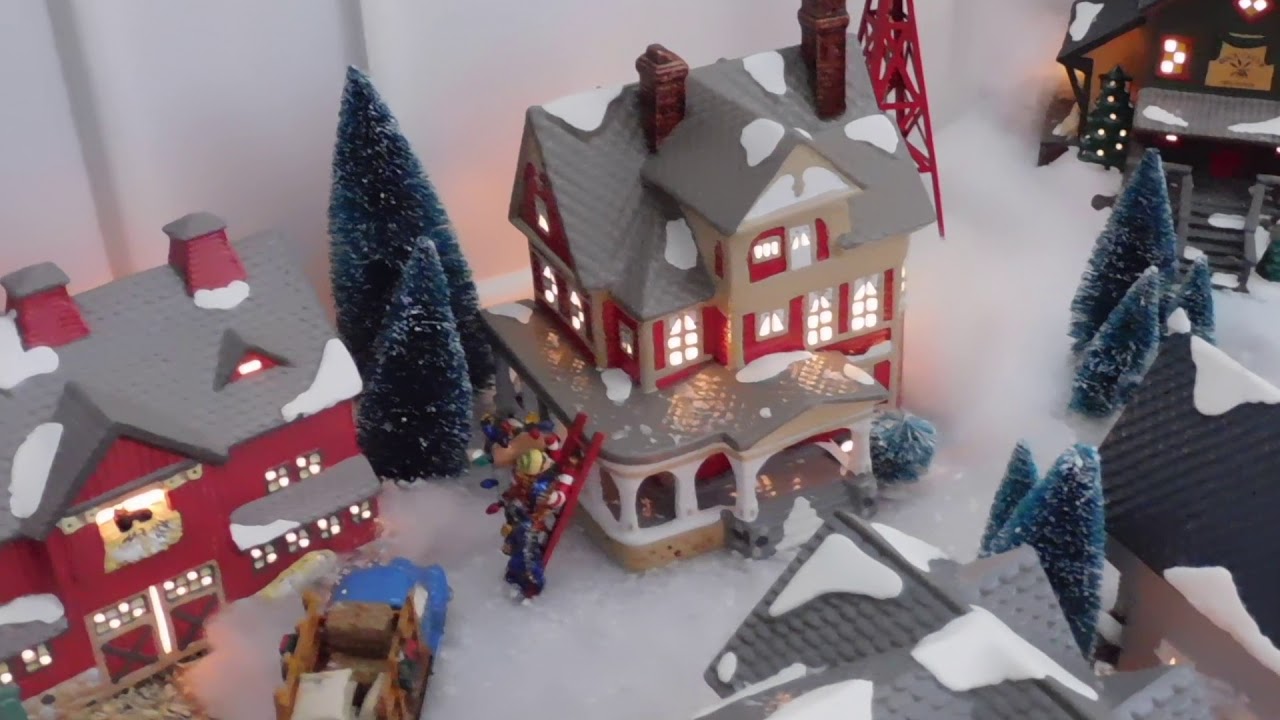 Christmas Snow Village 2019 - YouTube