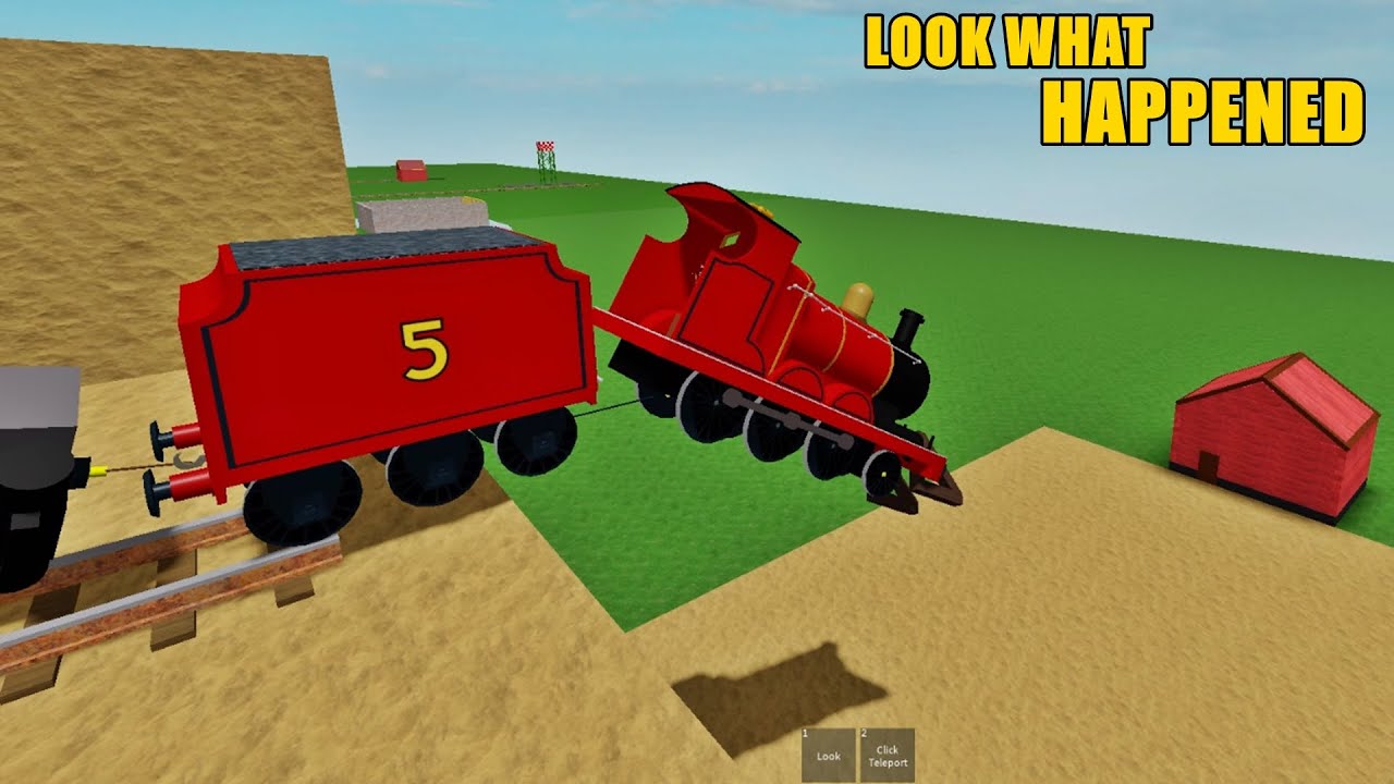 James is racing way too fast, loses control, and crashes spectacularly ...