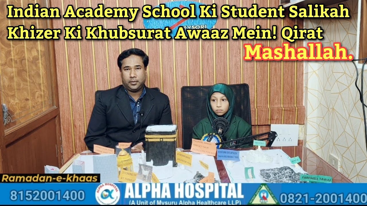 Mysore:Indian Academy School Ki Student Salikah Khizer Ki Khubsurat ...