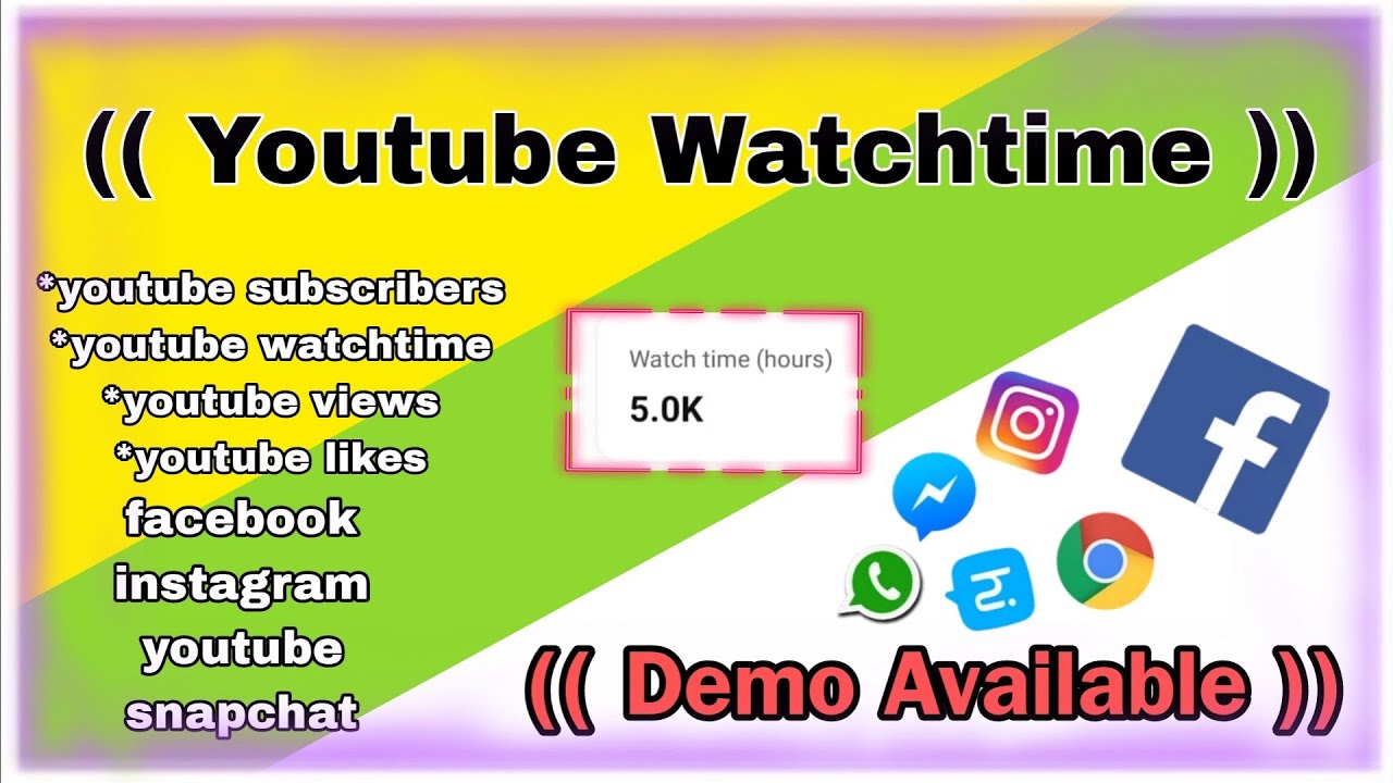 Watchtime in youtube kaise badhaye️‍🔥️‍🔥️ | how to increase watchtime ...