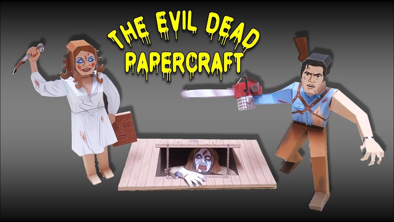 Como armar a THE EVIL DEAD de Papercraft (Ash, Cheryl, Linda) paso a ...