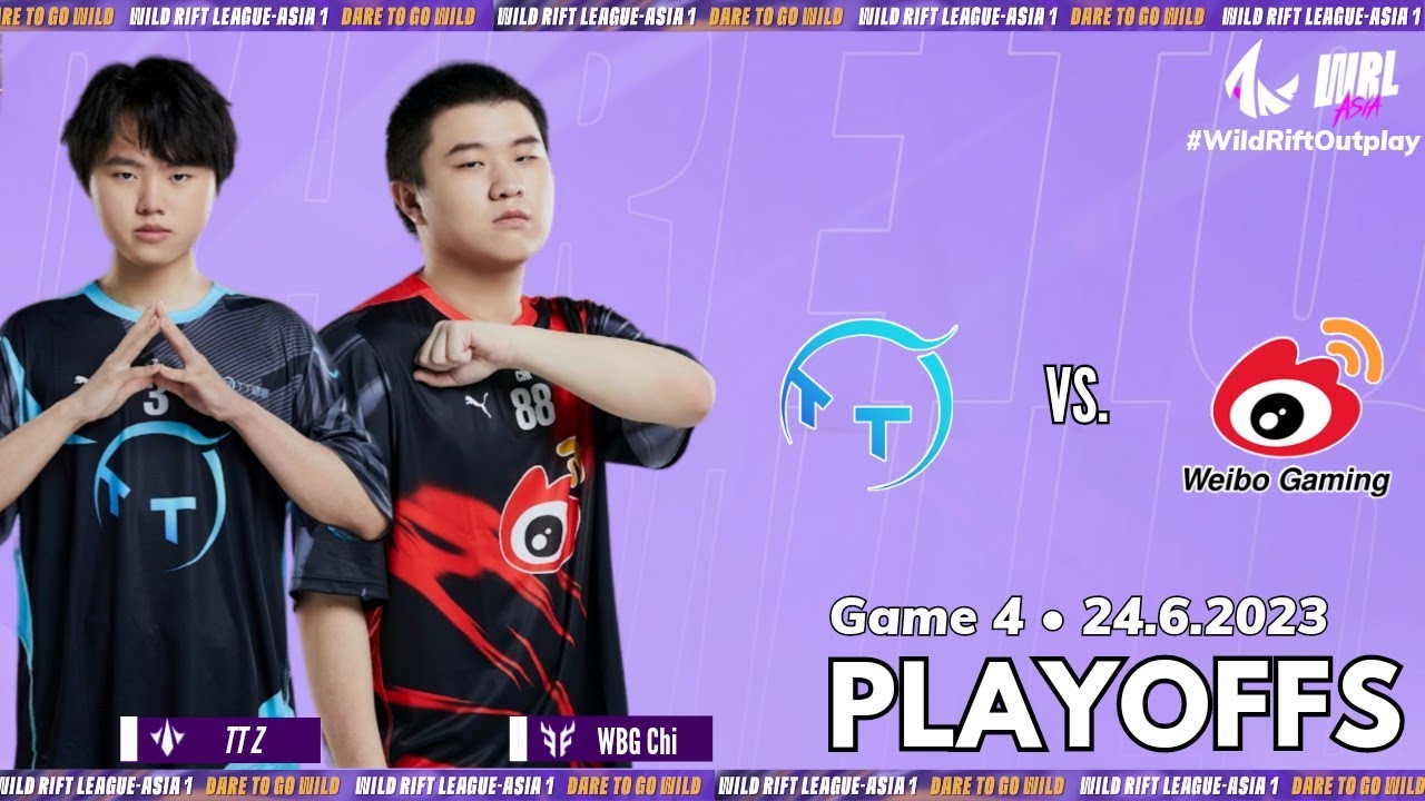 TT vs. WBG • Game 4 | Playoffs Stage | WRL Asia 2023 - YouTube