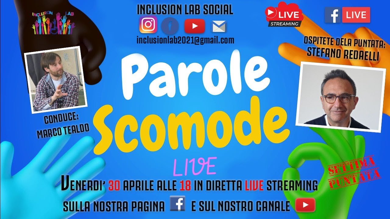 Parole Scomode Live - #7 - Incontro con Stefano Redaelli - YouTube