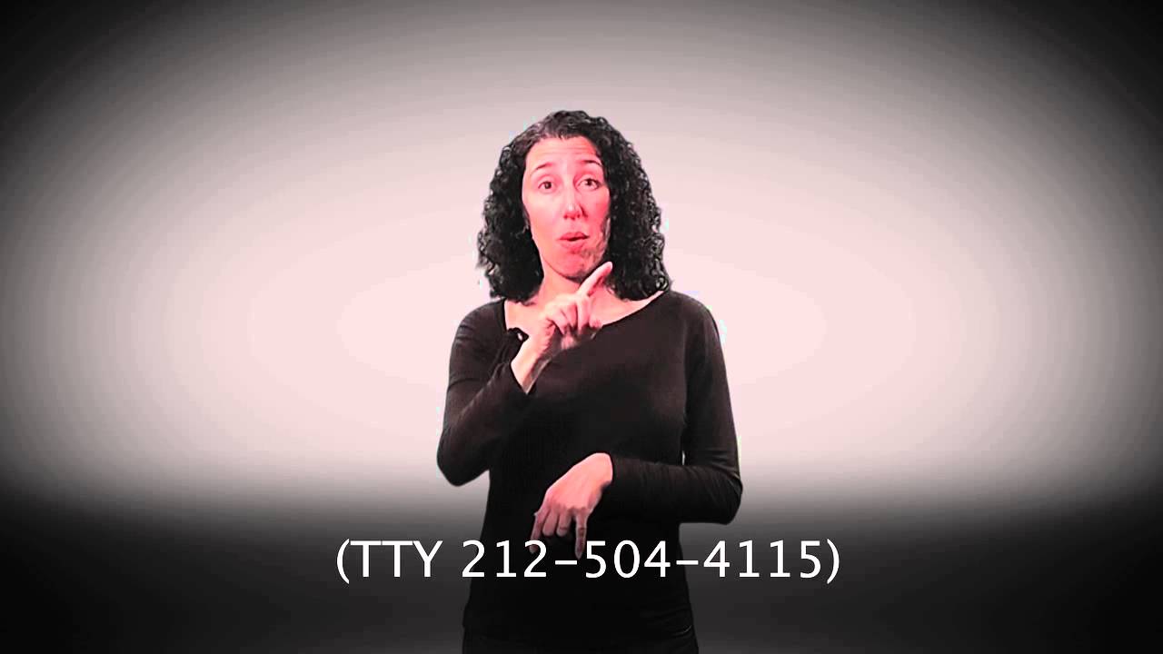 Notify NYC American Sign Language (ASL) Message: Unplanned Suspension ...