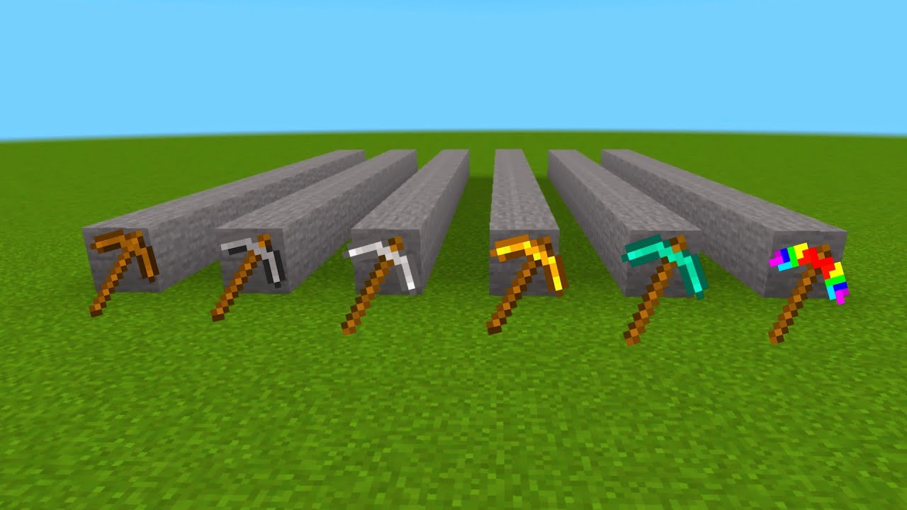 which pickaxe is faster? - YouTube