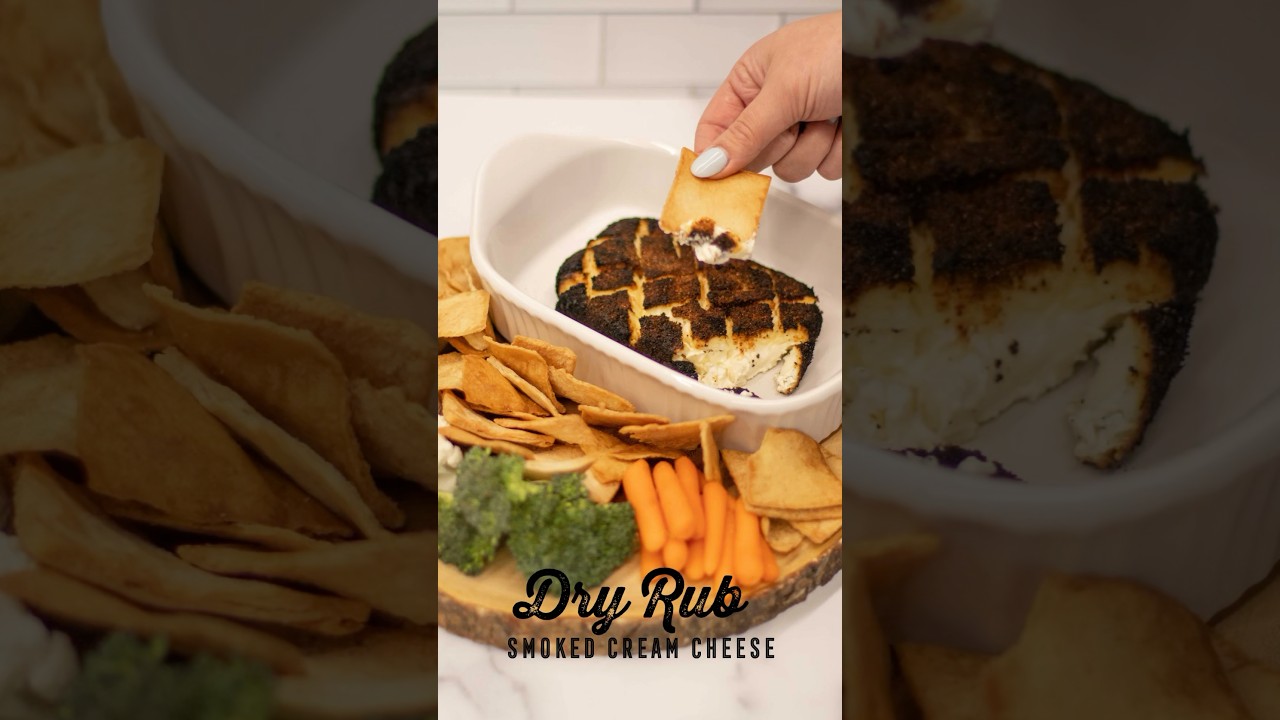 Dry Rub Smoked Cream Cheese - YouTube