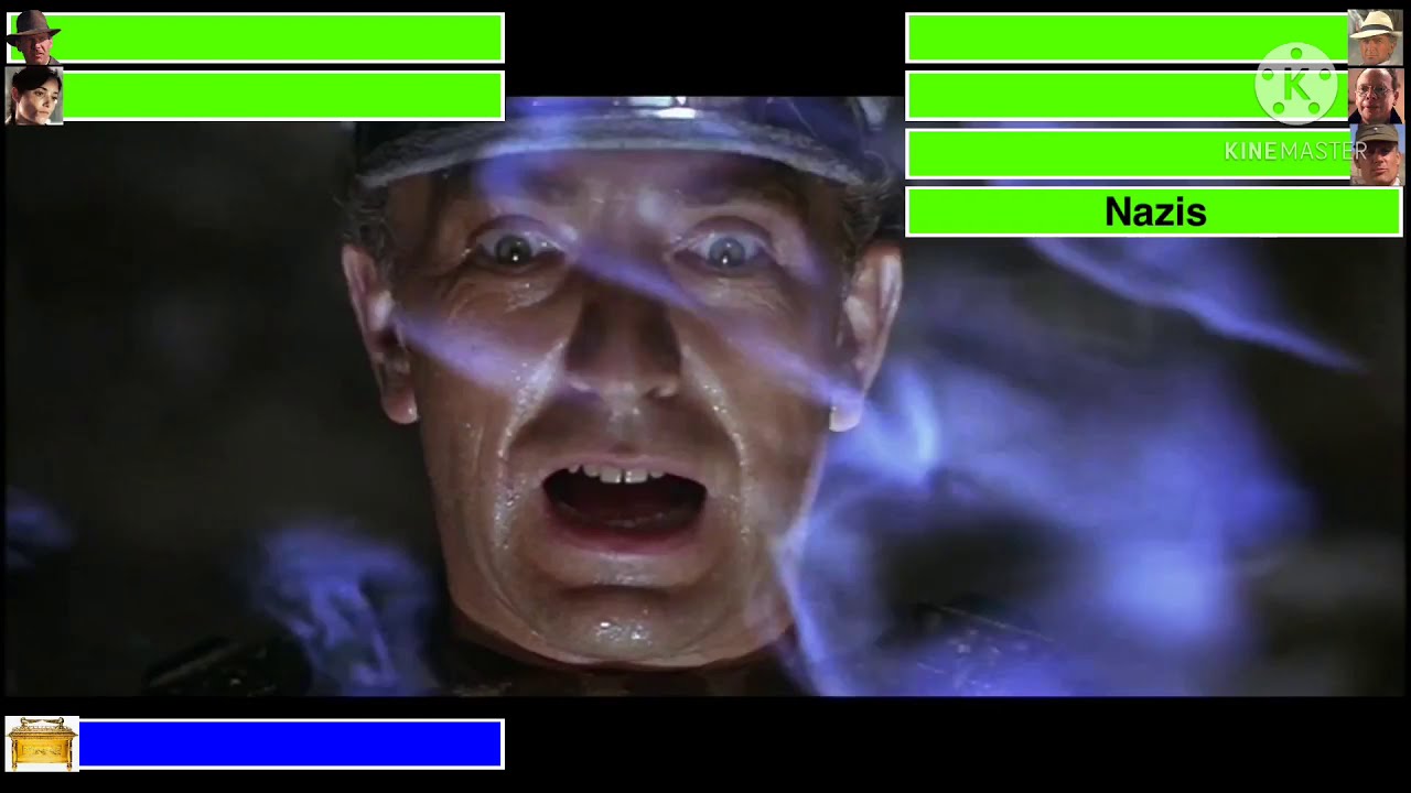 Raiders of the Lost Ark Opening the Ark Scene with healthbars - YouTube