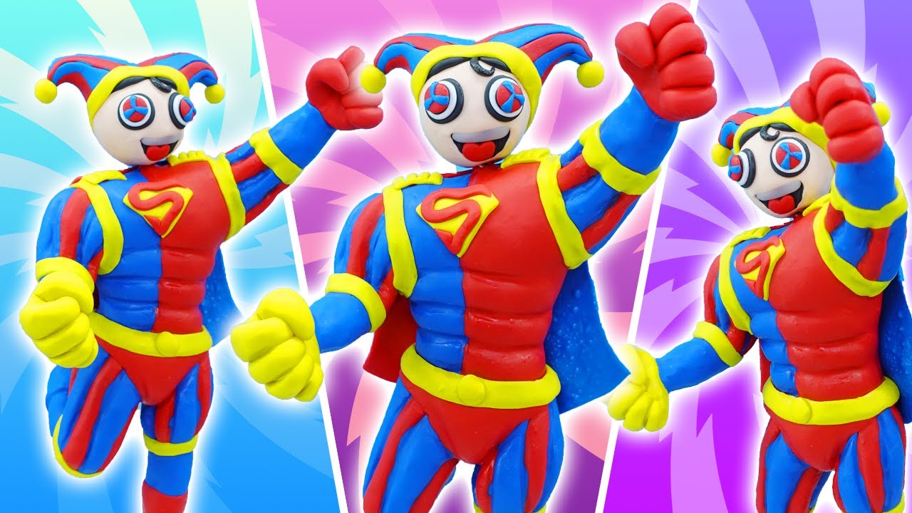 How to make POMNI Mixed Superman 🎪 The Amazing Digital Circus TADC Easy ...