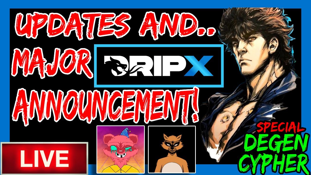 The latest in Dripx: Major announcement revealed #Degencypher - YouTube