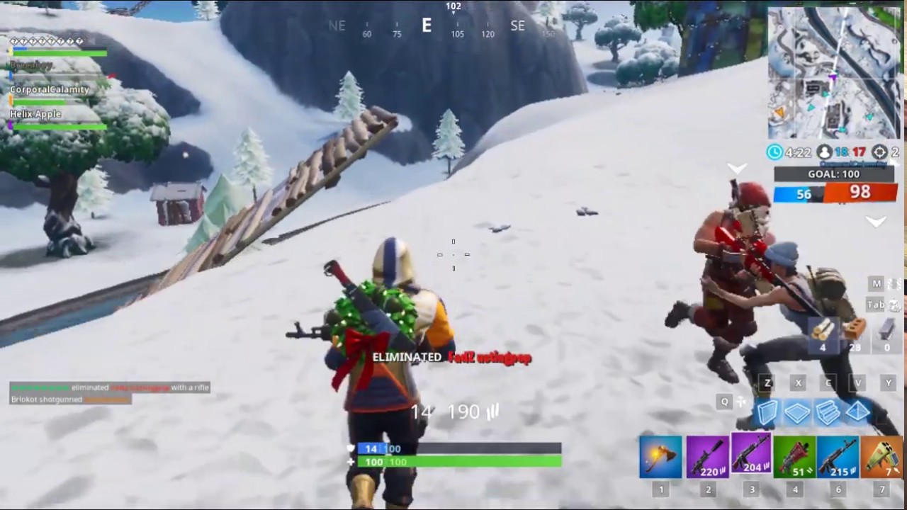 Deal damage with different weapons in a single match - FORTNITE SEASON ...