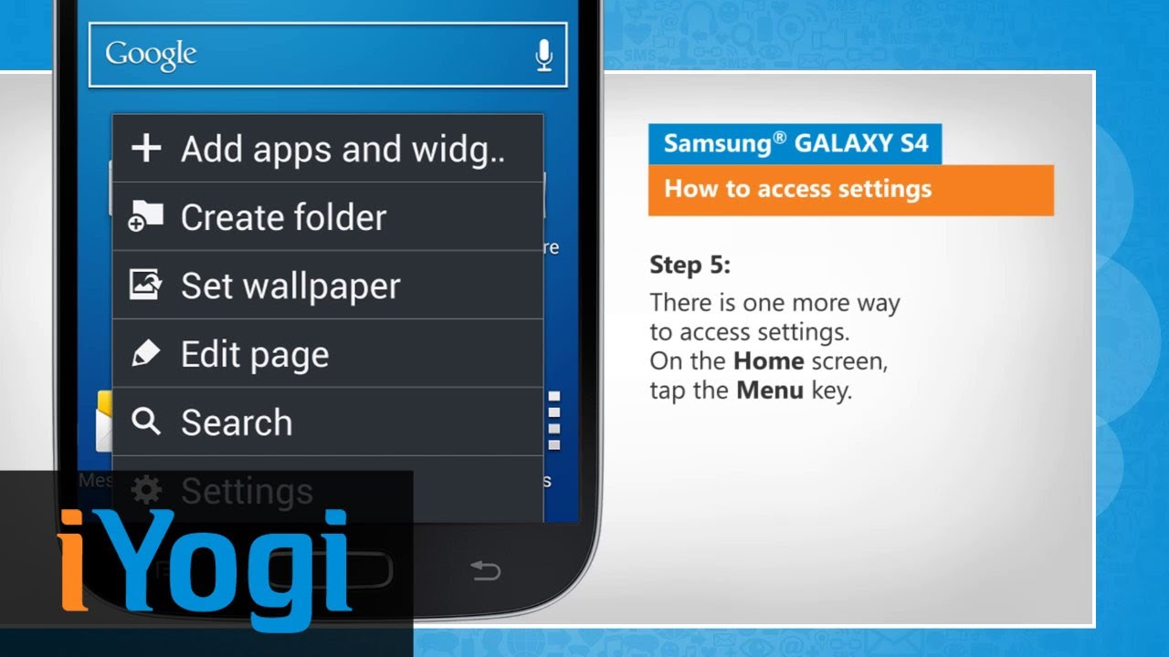 Access Settings On Samsung GALAXY S4 YouTube access-settings-on-samsung-galaxy-s4-youtube