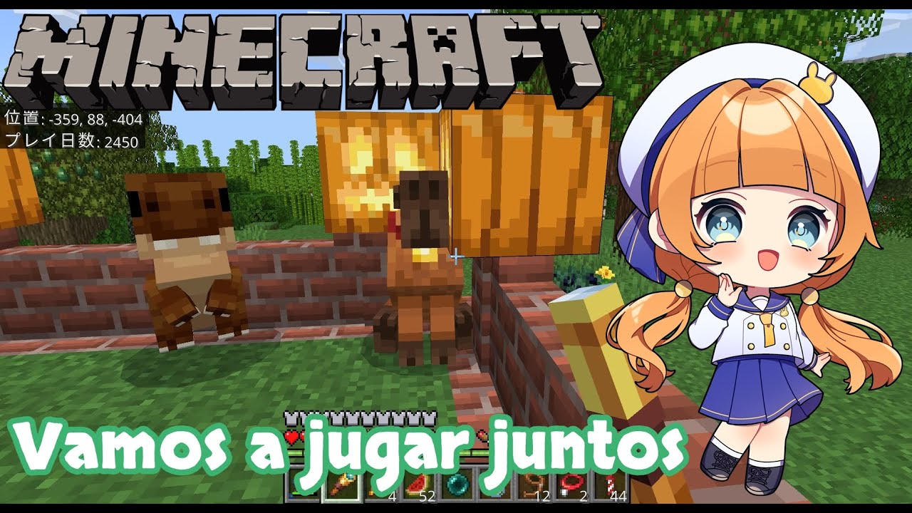 【ES/EN/JP #Vtuber】Vamos a jugar #Minecraft con Add-ons en mi #Realms【#マイクラ】 - YouTube