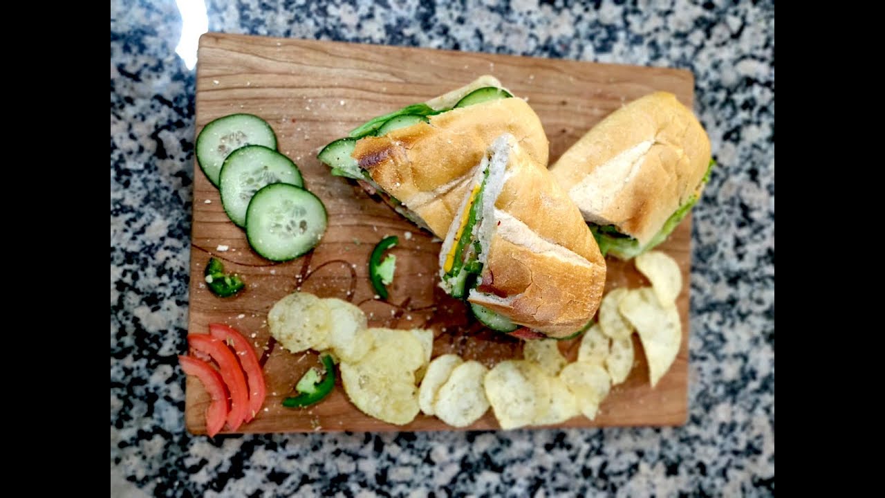 Simple Vegetable Sub - YouTube