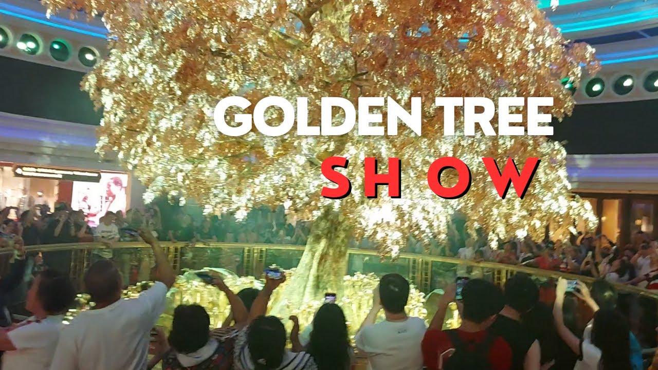 WYNN MACAU GOLDEN TREE SHOW - YouTube