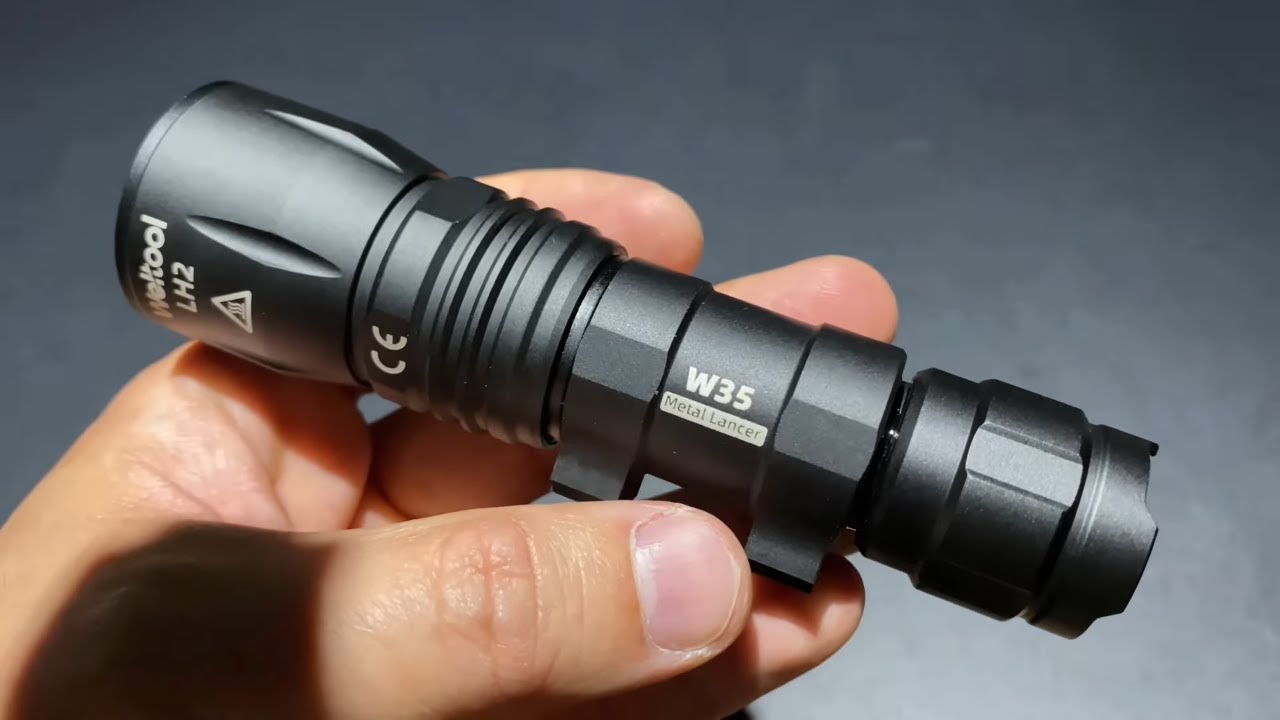 Weltool W35 IR Weapon Mount light ไฟฉายติดปืน แสงอินฟราเรดพุ่ง - YouTube