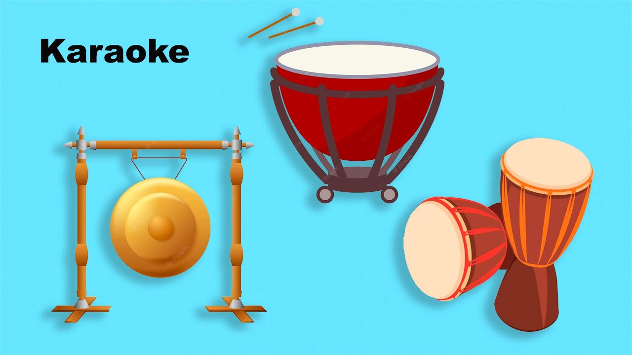 Timpani, jambe, gong - musical instruments for children | Литавры ...