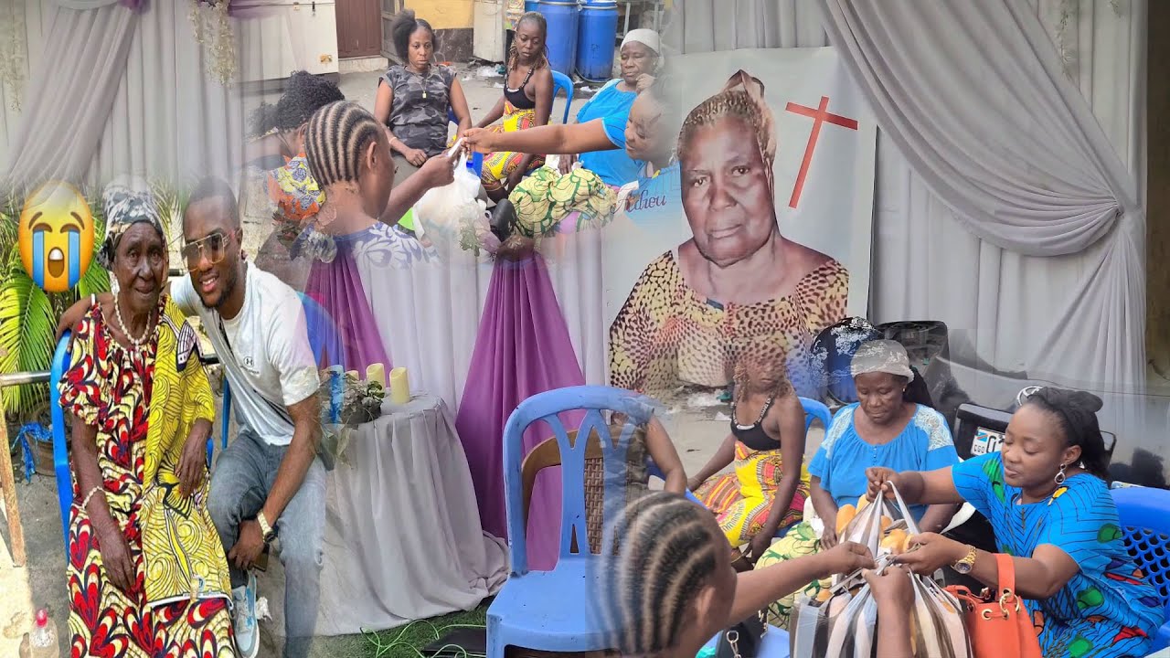 BABY DONDJA rend GRACE LUZOLO visite n'a matanga yà maman nay - YouTube