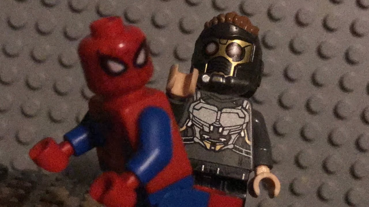 LEGO Peter Parker vs. Peter Quill - YouTube