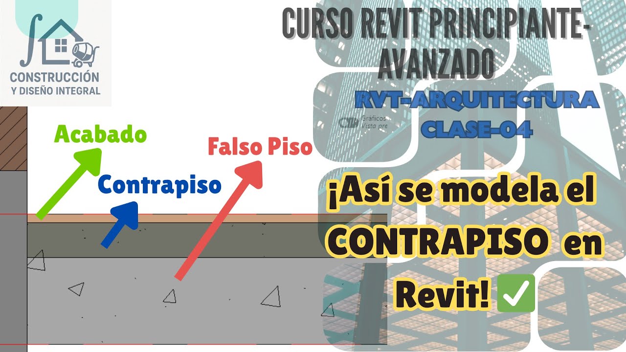 4-Revit Arquitectura-¿Cómo Crear Contrapisos en Revit Arquitectura Con ...