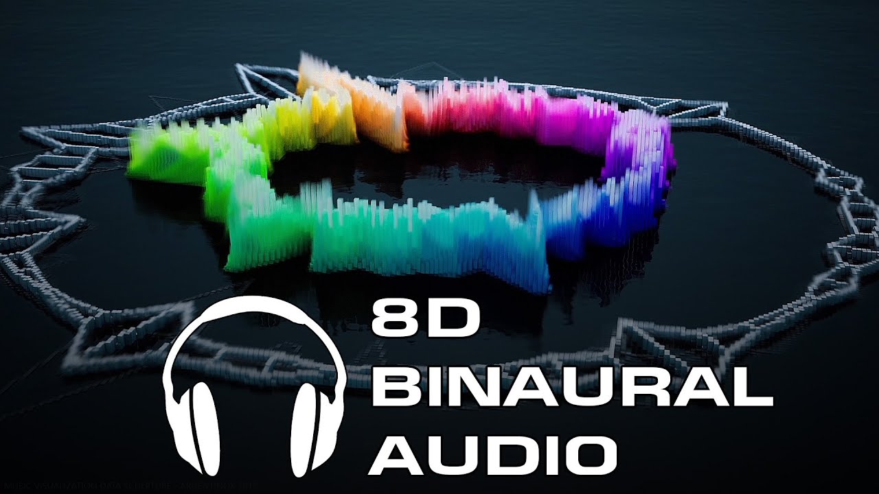 8D BINAURAL AUDIO - MUSIC VISUALIZATION DATA SCULPTURE - YouTube