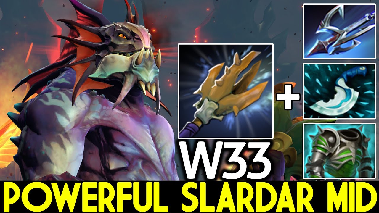 W33 [Slardar] Powerful Slardar Mid Monster Right Click Dota 2 - YouTube