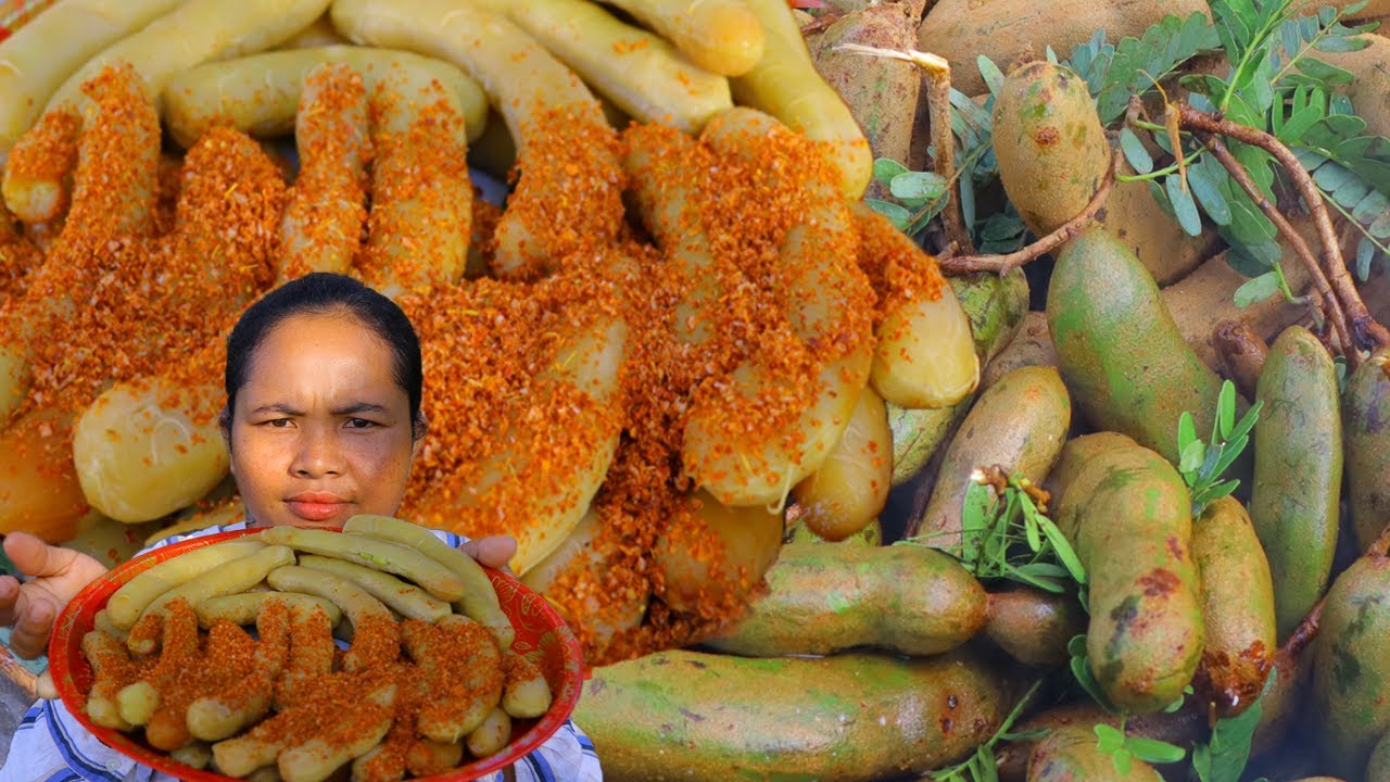 Mouth watering: The Make Sweet Tamarind - Eating delicious - YouTube