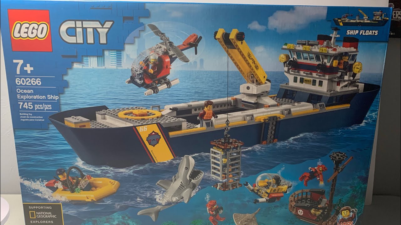 Lego City 60266: Ocean Exploration ship from 2020! Lego set review ...