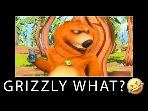 GRIZZY AND THE LEMMINGS Funny Moments TRY NOT TO LAUGH / COMPILATION / 9-12🤣