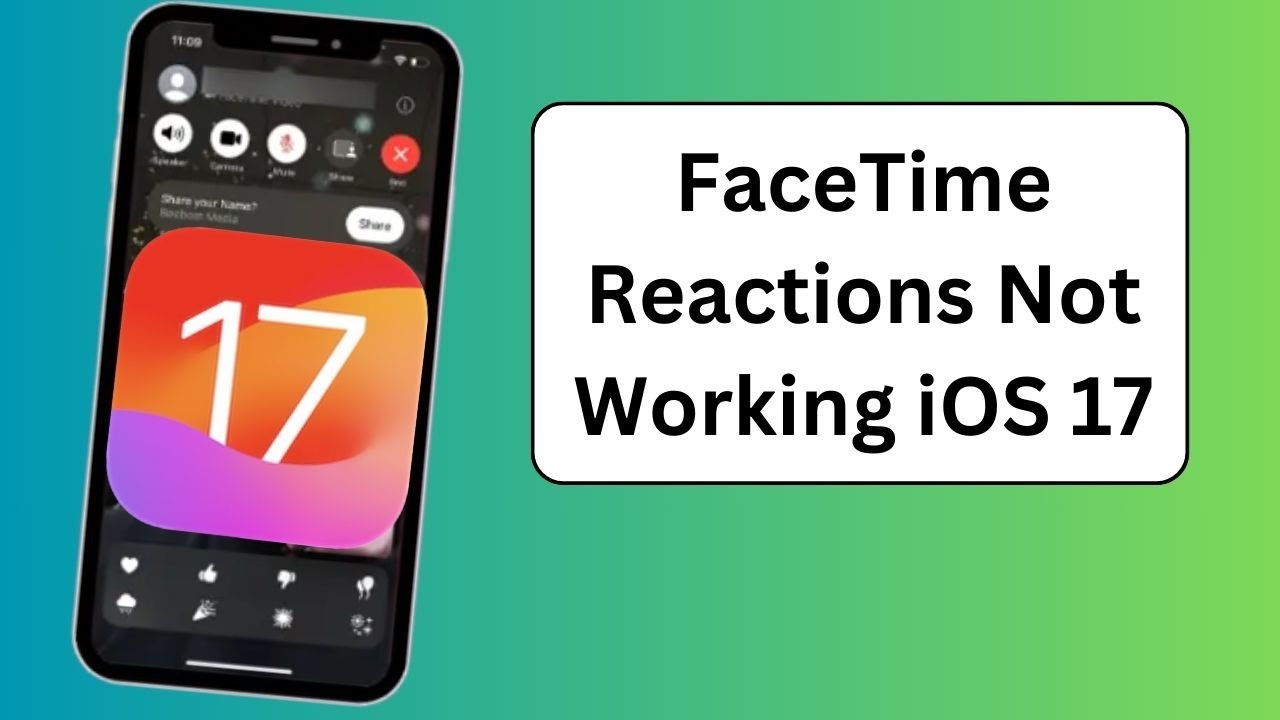 Facetime Reactions iOS 17 Not Working - YouTube