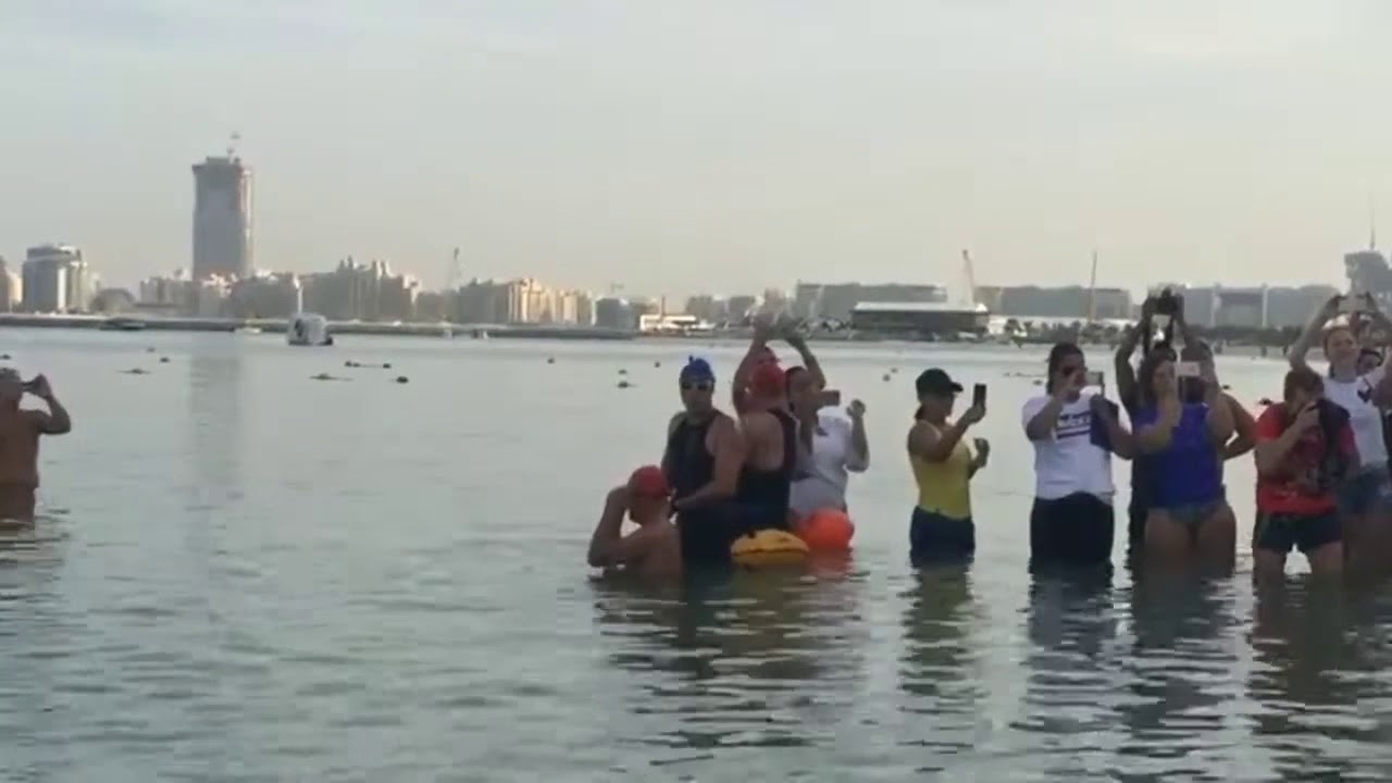 Τελικος 5.000 m ανοικτης θαλασσης Oceanman 2018. 1η θεση Ντουμπάι ΗΑΕ ...