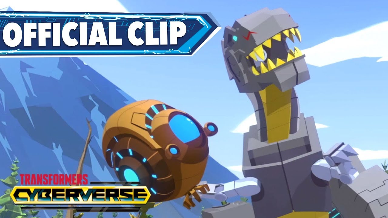 Grimlock Throwing a Fast One' Official Clip | Transformers: Cyberverse ...