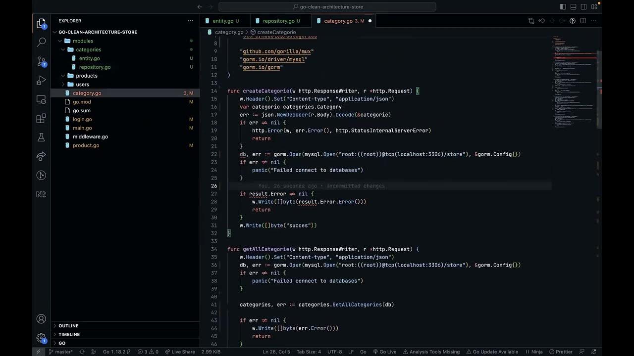 Clean Architecture Golang Youtube
