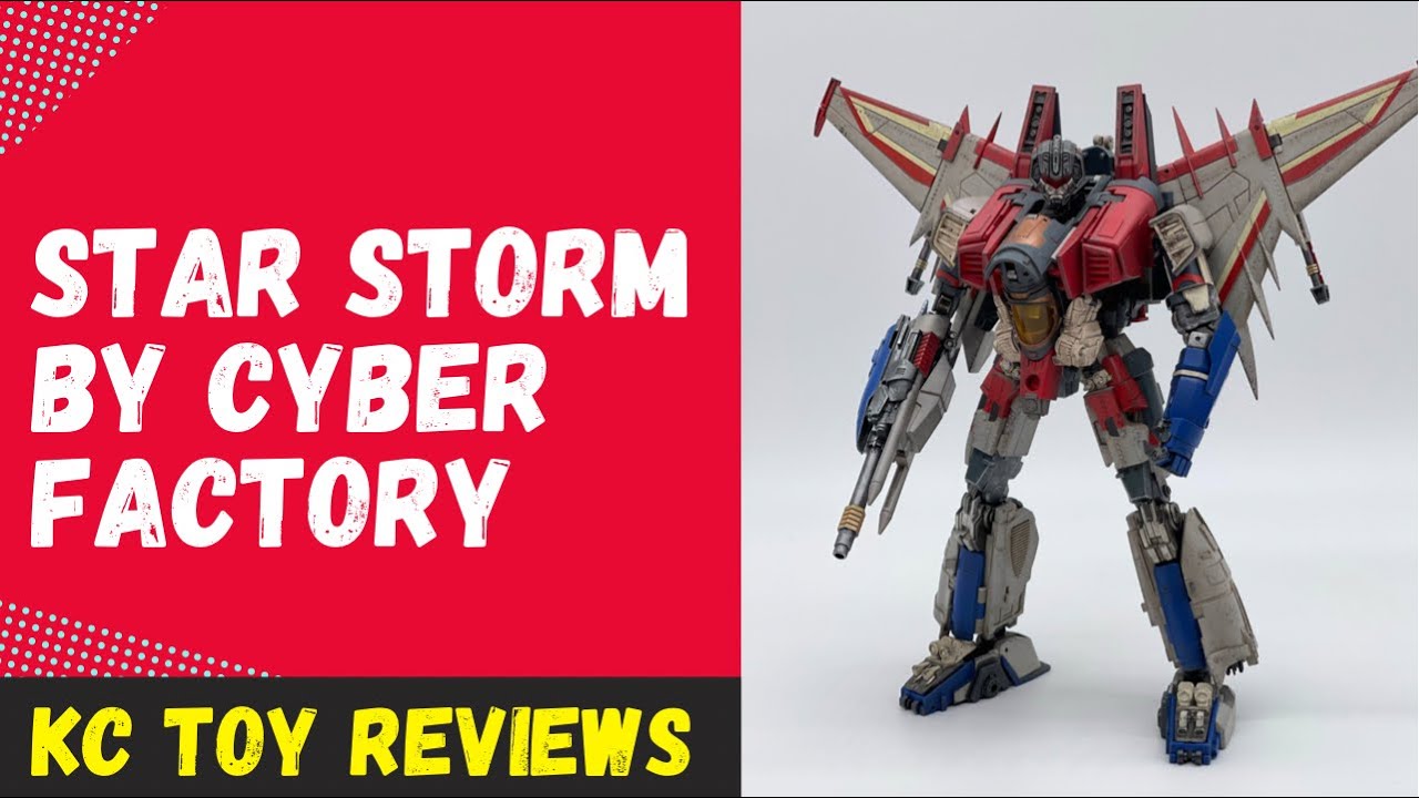 Cyber-Factory CF01 Star Storm Starscream Review by KC Toy Reviews ...