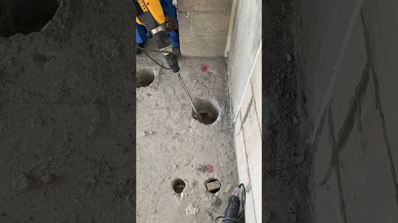 Concrete Slab Chipping - YouTube