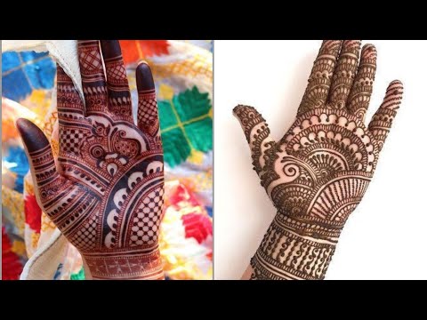 easy front hand mehedi designs||menandi ka design#shortvideo#video#yt# ...