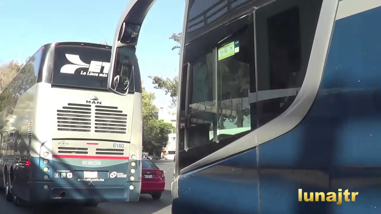 Autobúses ETN doble piso súper lujo - YouTube
