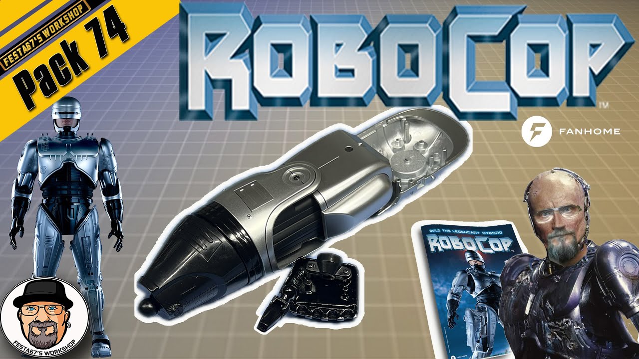 BUILD The Legendary CYBORG ROBOCOP - Fanhome - 1:3 Scale - Pack 74 ...