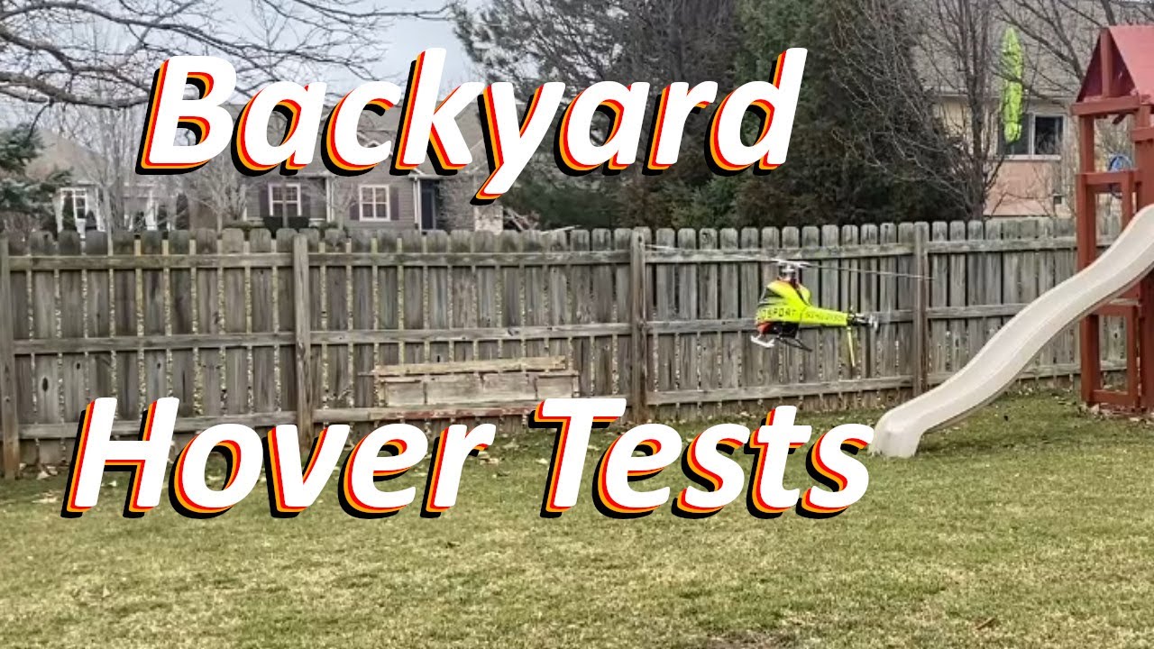 Getting ready for 2024 flying season - SAB Goblin 500 - backyard hover ...