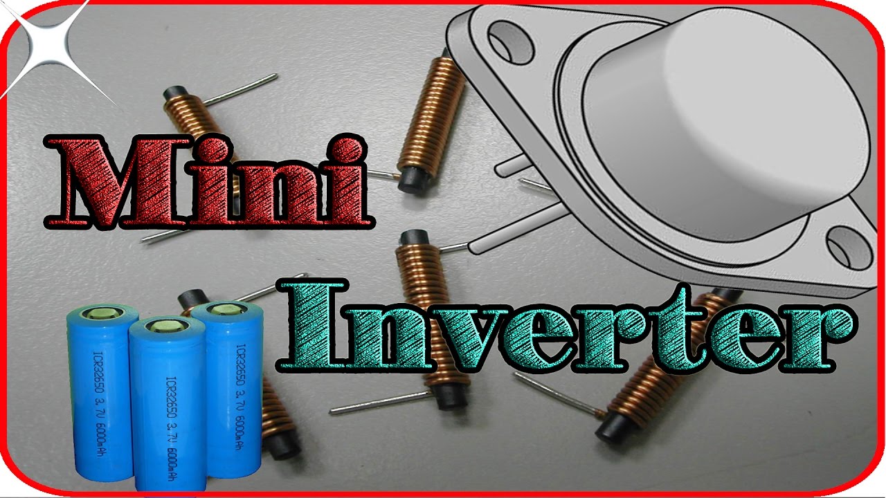 How to make mini rechargeable inverter at home 3.7v to 12v No skills ...