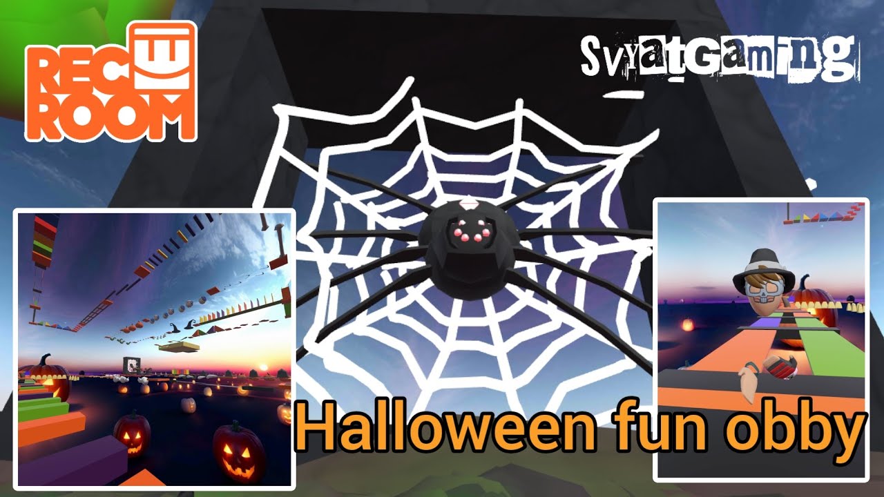 Halloween fun obby Rec Room - YouTube